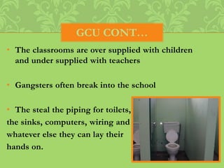 The Backpack and GCU | PPT