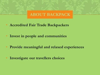 The Backpack and GCU | PPT