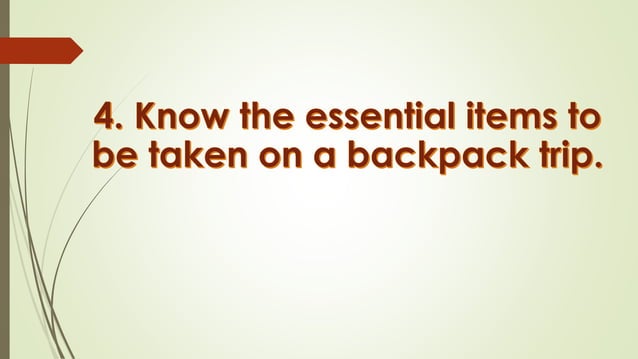 Backpacking Honor | PDF | Camping | Travel Type