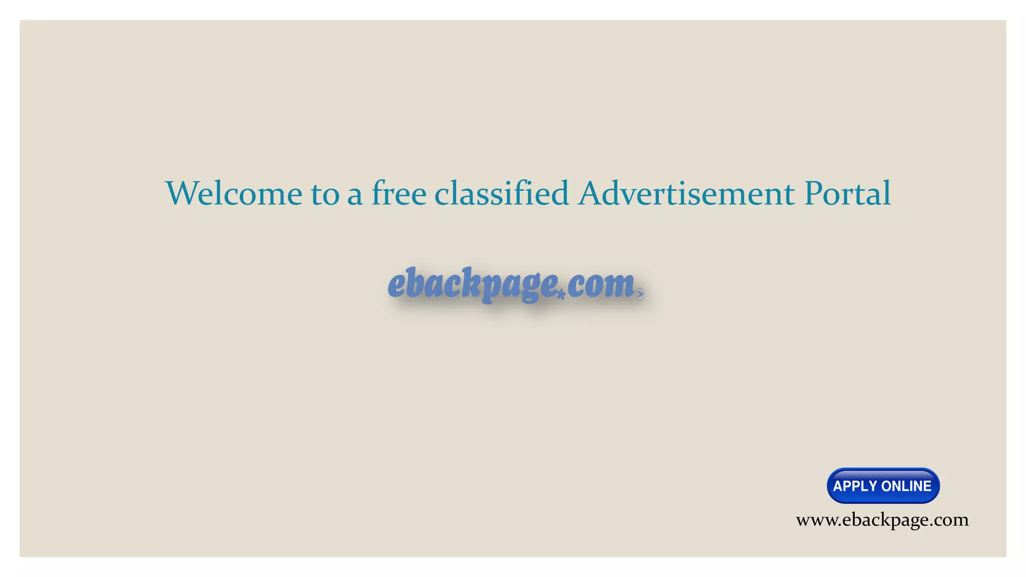 Backpage alternative | PPT