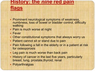 Back Pain, How do you maintain a healthy back. | PPTX