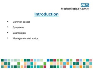 Assessment and Management of undifferentiated back pain: NHS ...
