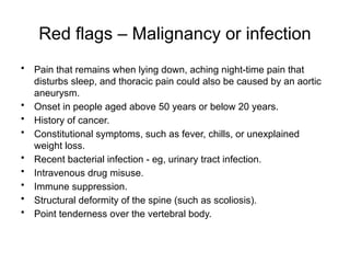 back_pain presentation for doctor of physiotherapy students | PPT