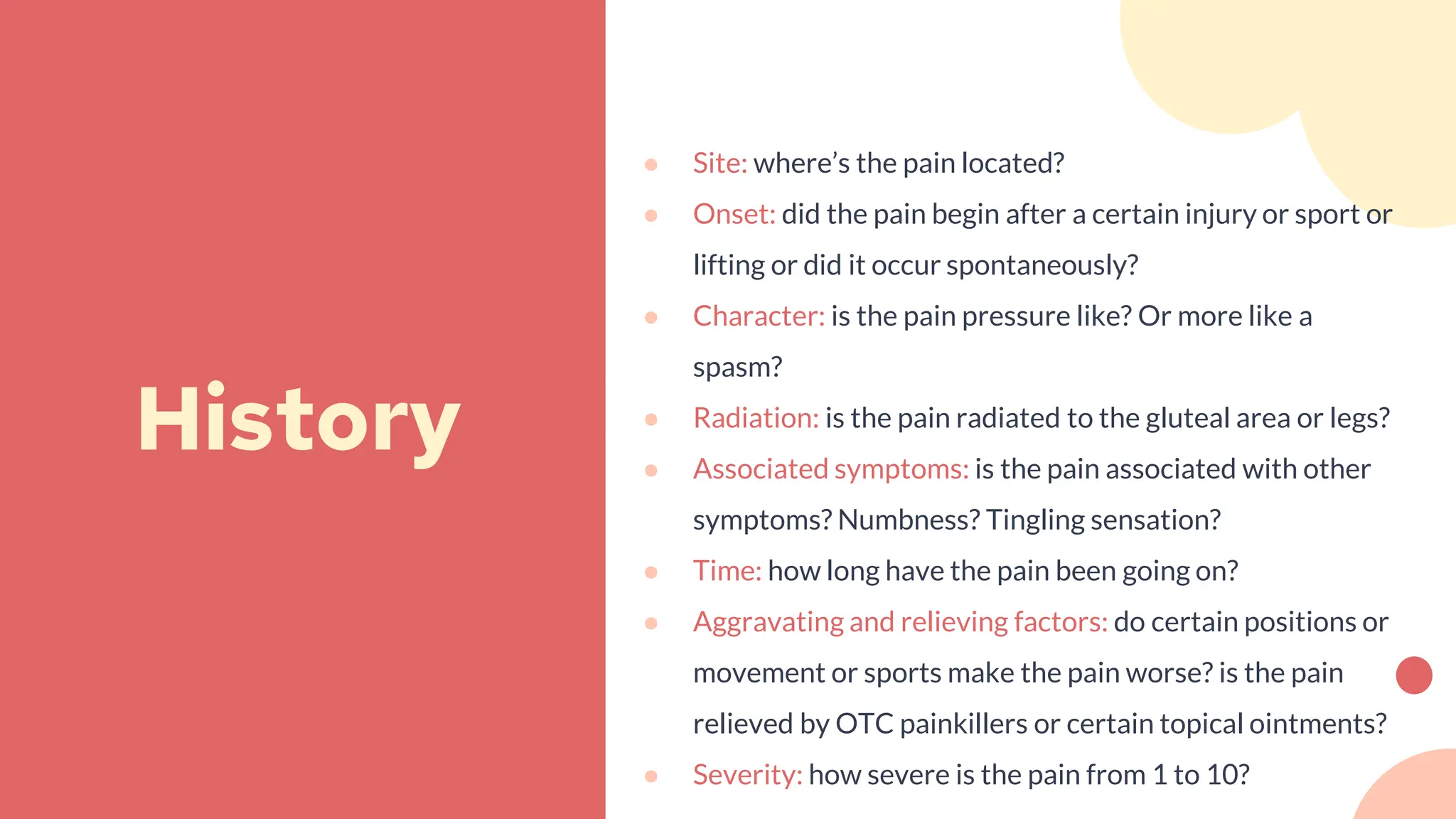 Back Pain Tutorial.pptx approach to back pain | PPT