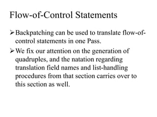 Back patching | PPTX