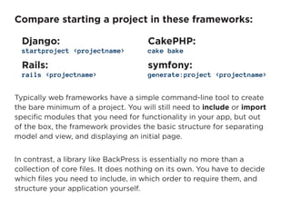 Rapidly prototyping web applications using BackPress | PPT