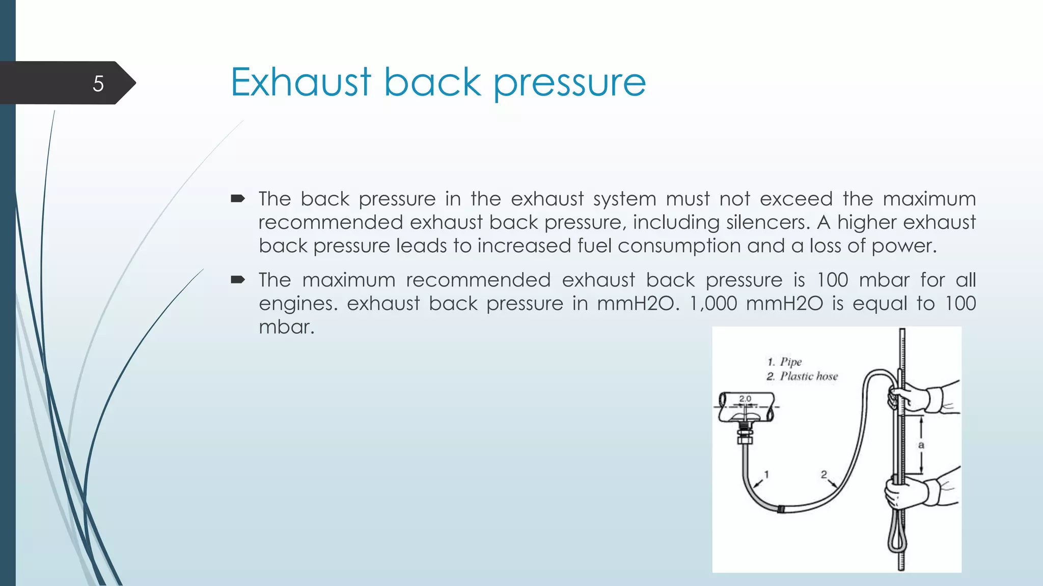 Back pressure & length calculation in automotive exhaust | PPTX