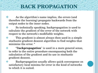 Back propagation | PPT