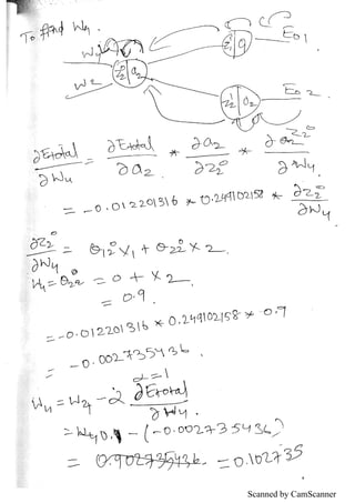 Deep learning - Back propagation, gradient descent and chain rule ...