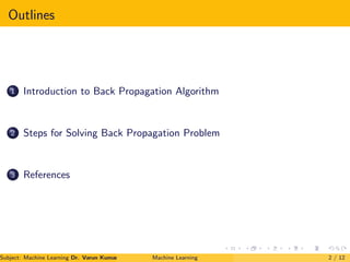 Back Propagation in Deep Neural Network | PPT