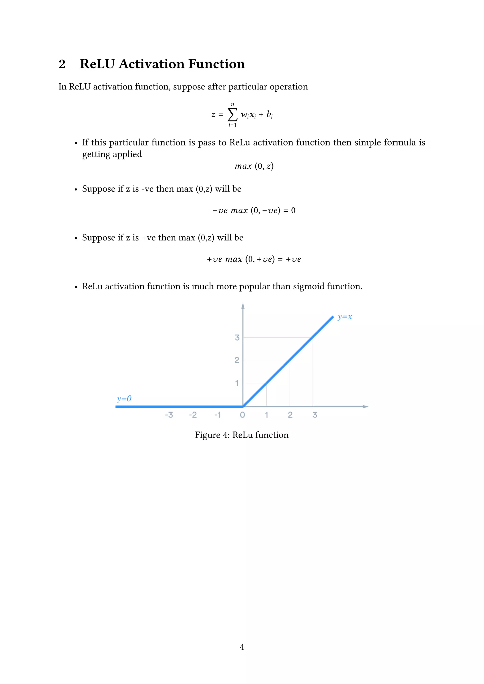 Back propagation using sigmoid & ReLU function | PDF