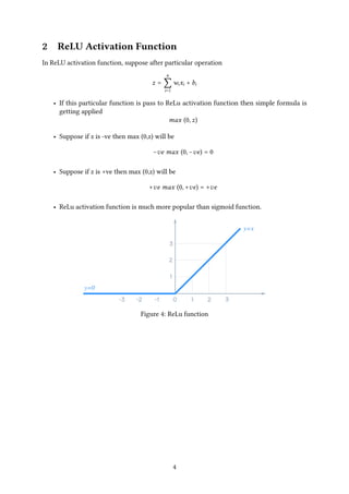Back propagation using sigmoid & ReLU function | PDF