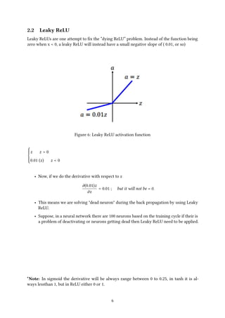 Back propagation using sigmoid & ReLU function | PDF