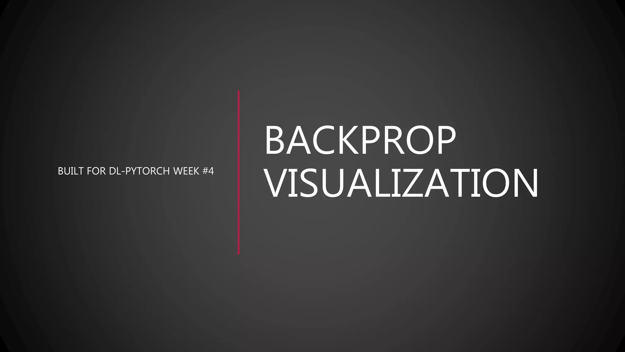 Backprop Visualization | PPT
