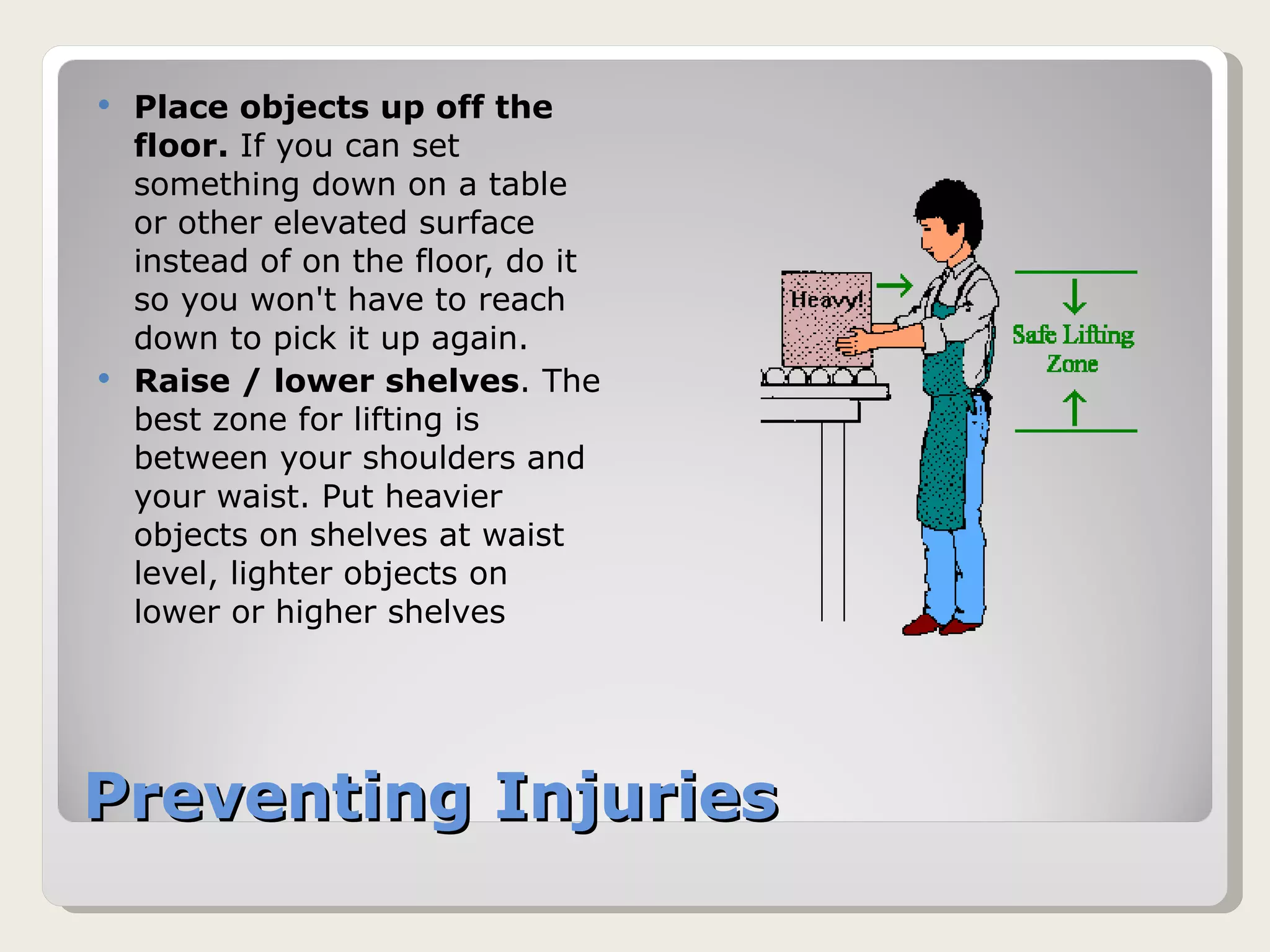 Back safety | PPT