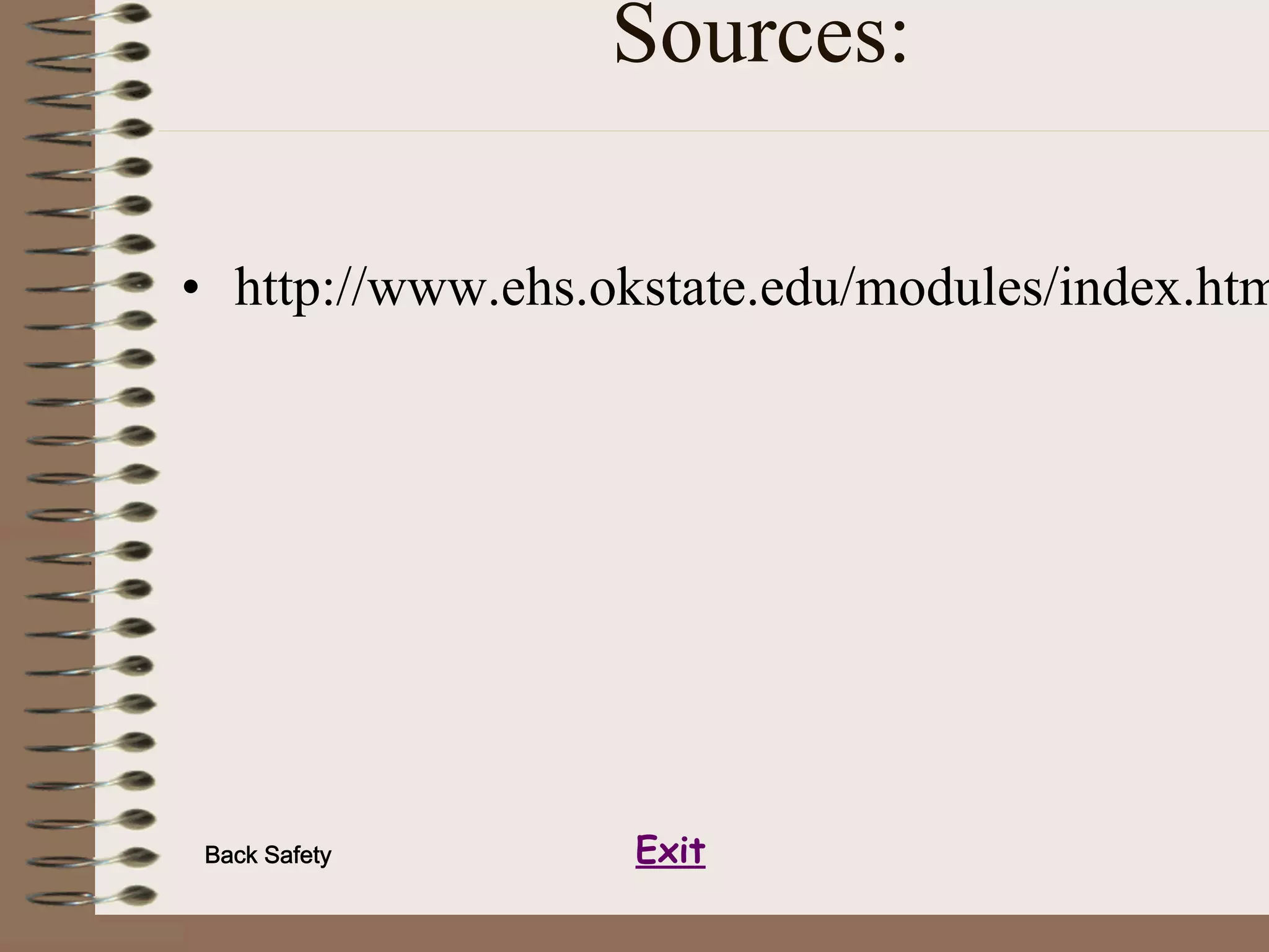 Back safety ppt | PDF