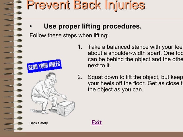 Back safety PDF | PPT