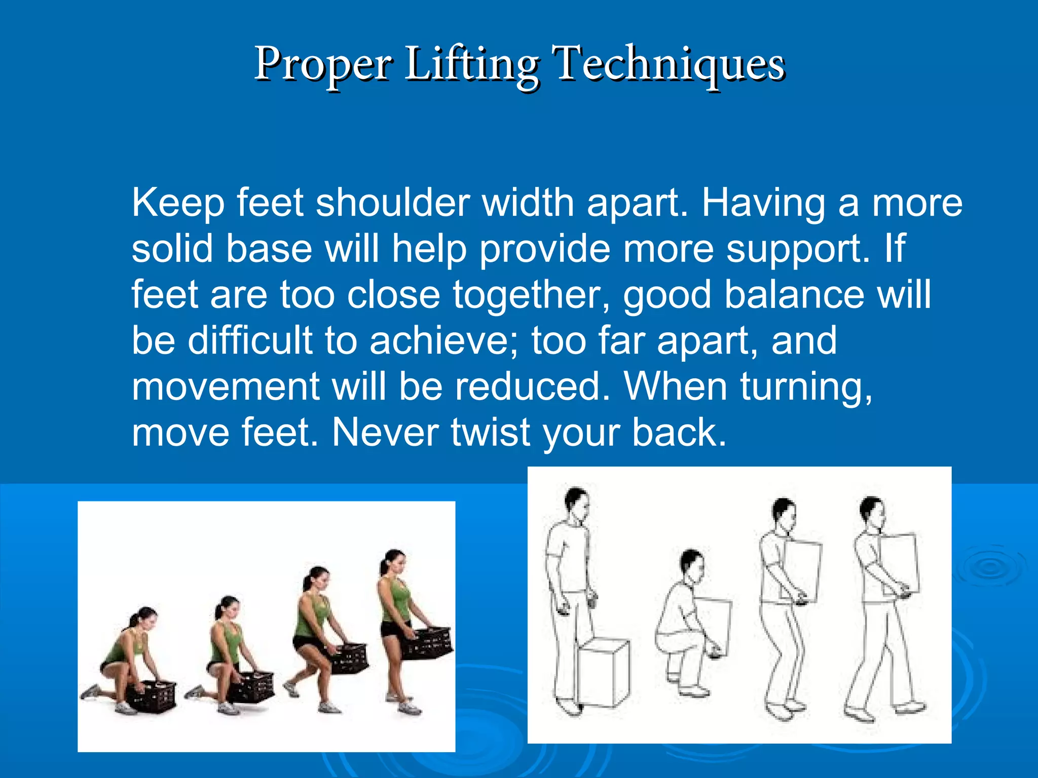 Back Safety and Lifting | PPT