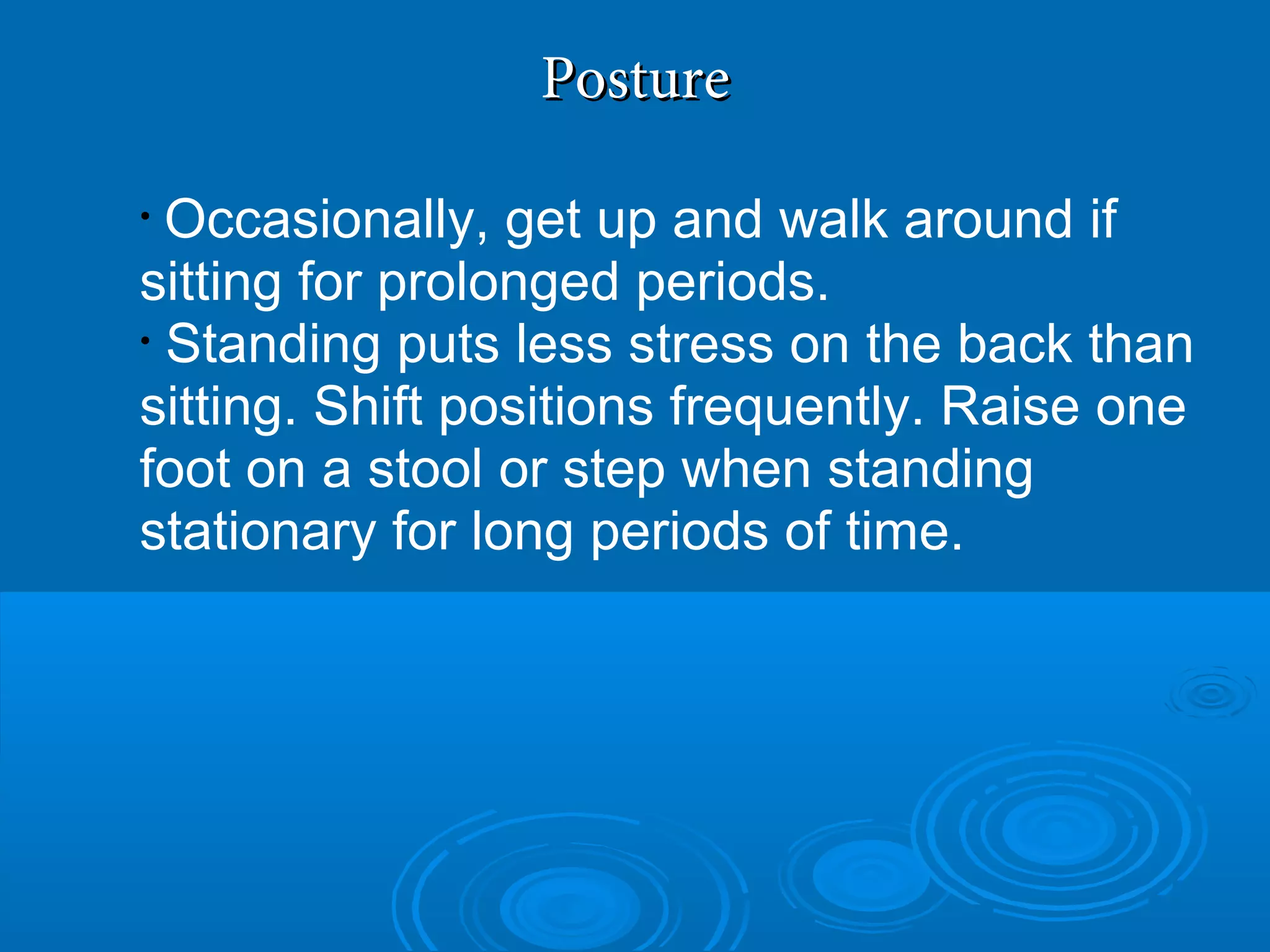 Back Safety and Lifting | PPT