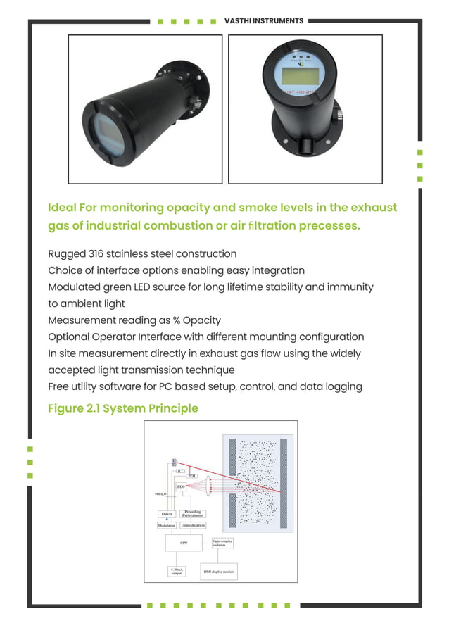 Back Scattered Dust Monitor | PDF