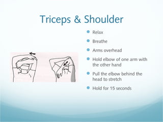 Back shoulder arm_stretches | PPT