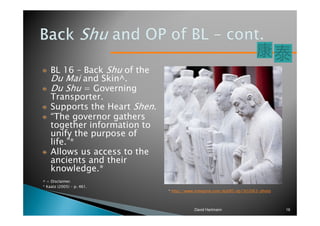 Urinary Bladder Back Shu points discussion | PDF