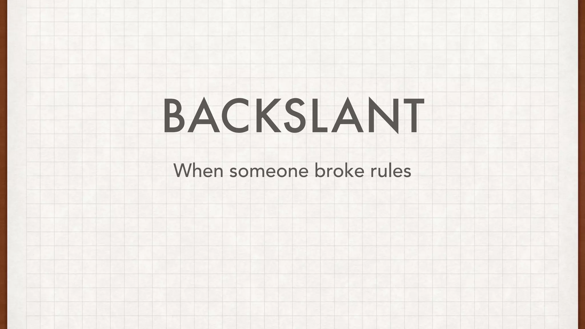 Backslant or python templates engines design guidelines. | PDF