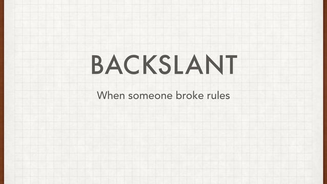 Backslant or python templates engines design guidelines. | PPT