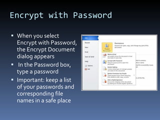Backstage view in_word_2010 | PPT | Desktop Publishing | Computer ...