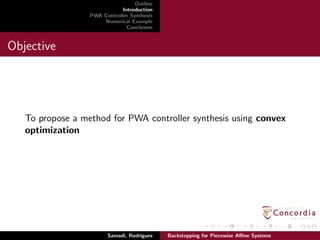 Backstepping for Piecewise Affine Systems: A SOS Approach | PPT
