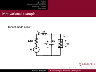 Backstepping for Piecewise Affine Systems: A SOS Approach | PPT