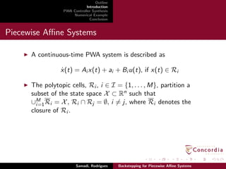 Backstepping for Piecewise Affine Systems: A SOS Approach | PPT