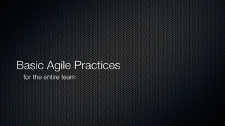 Back To Basics: Agile Practices | PDF | Programming Languages | Computing