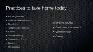 Back To Basics: Agile Practices | PDF | Programming Languages | Computing