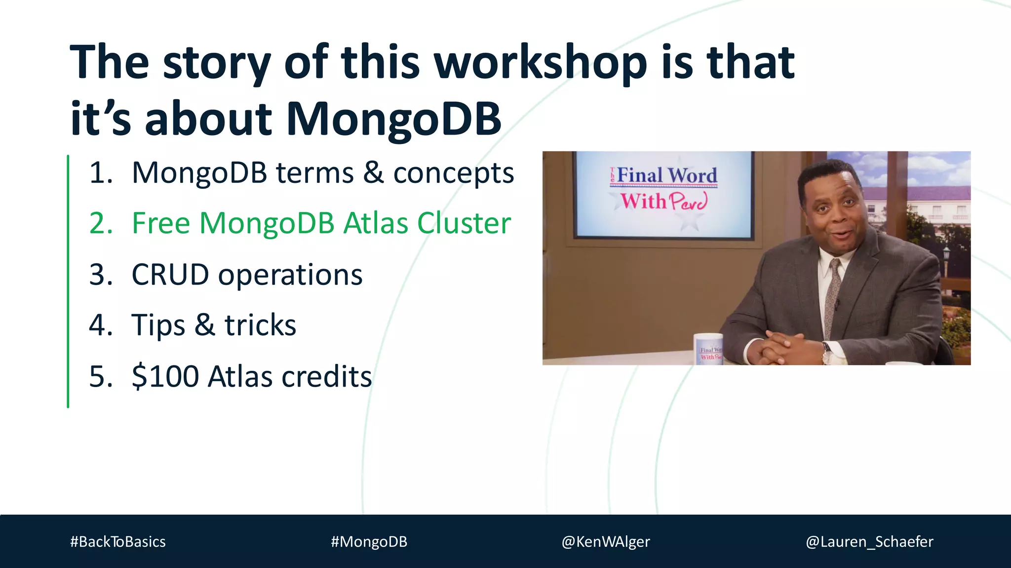 MongoDB: Back to Basics | PPT