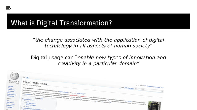 Digital Transformation: Back to Basics | PPT