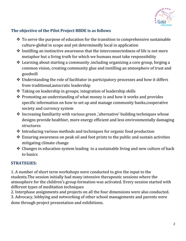 Back to Basics Design Education, India 2014 | PDF