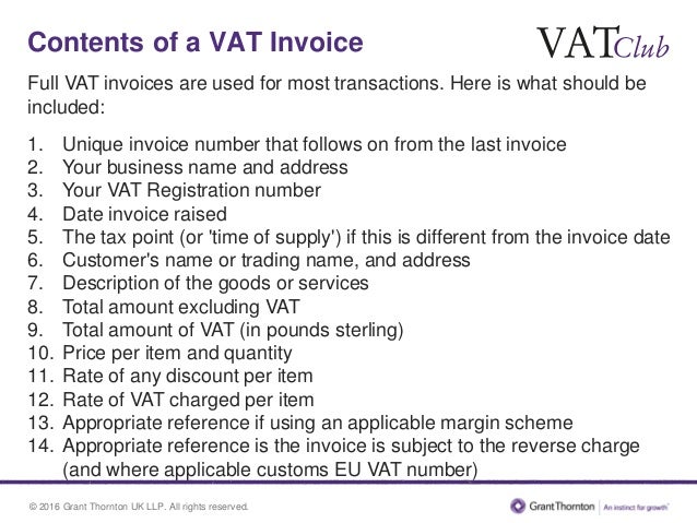 Back to Basics: VAT invoicing & the reverse charge
