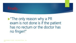 Back to Basics! PR exam | PPTX