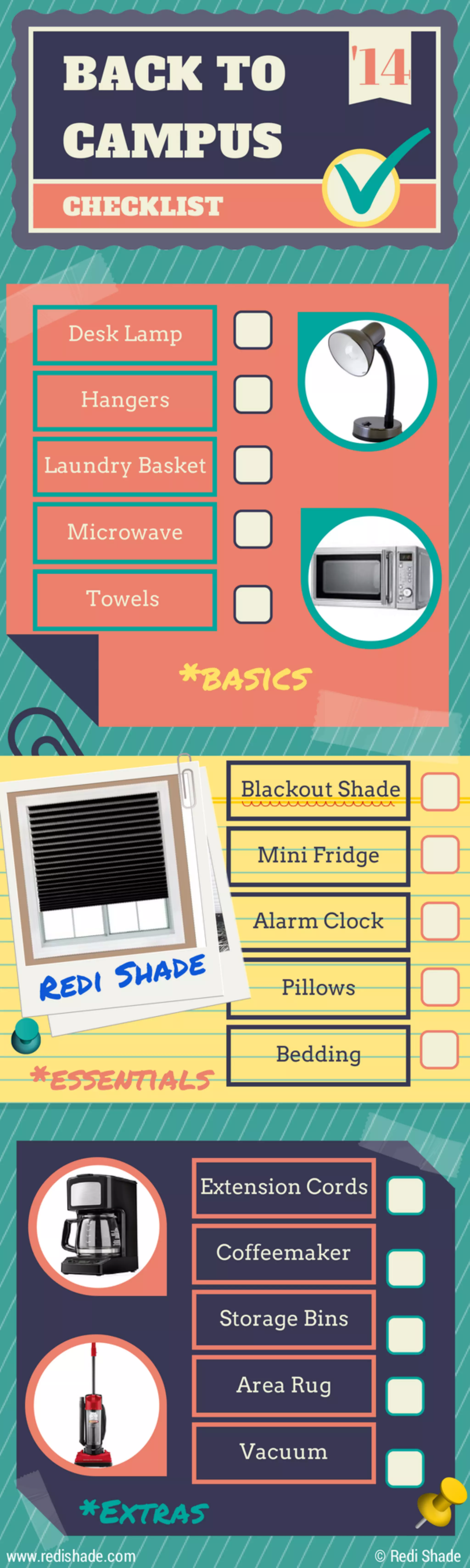 Back to Campus Checklist Infographic | PDF
