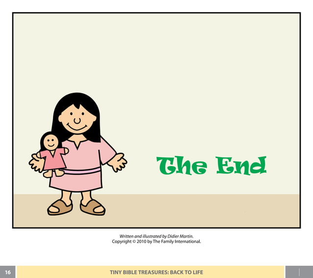 Tiny Bible Treasures 01: Back to Life | PDF