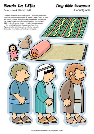 Bible Coloring Pages For Flannel Graph Stories