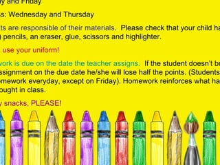Back to school parent teacher conference | PPT