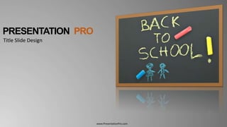 Back to school black board | PPT