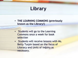 Back to school curriculum night presentation | PPT