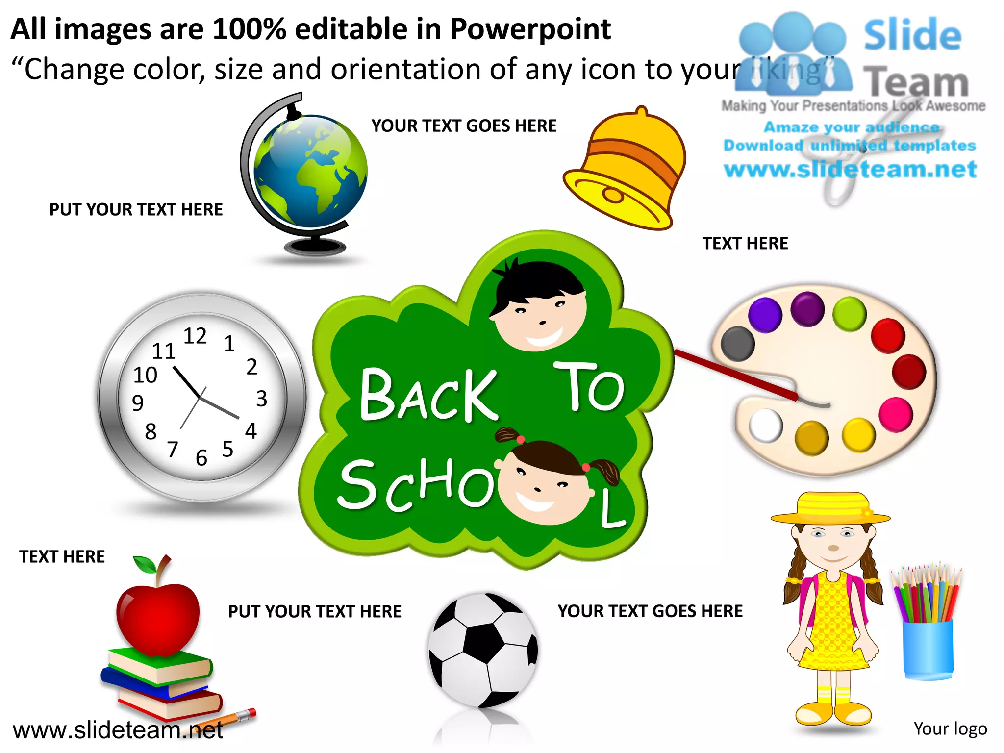 Back to school education powerpoint presentation slides. | PDF