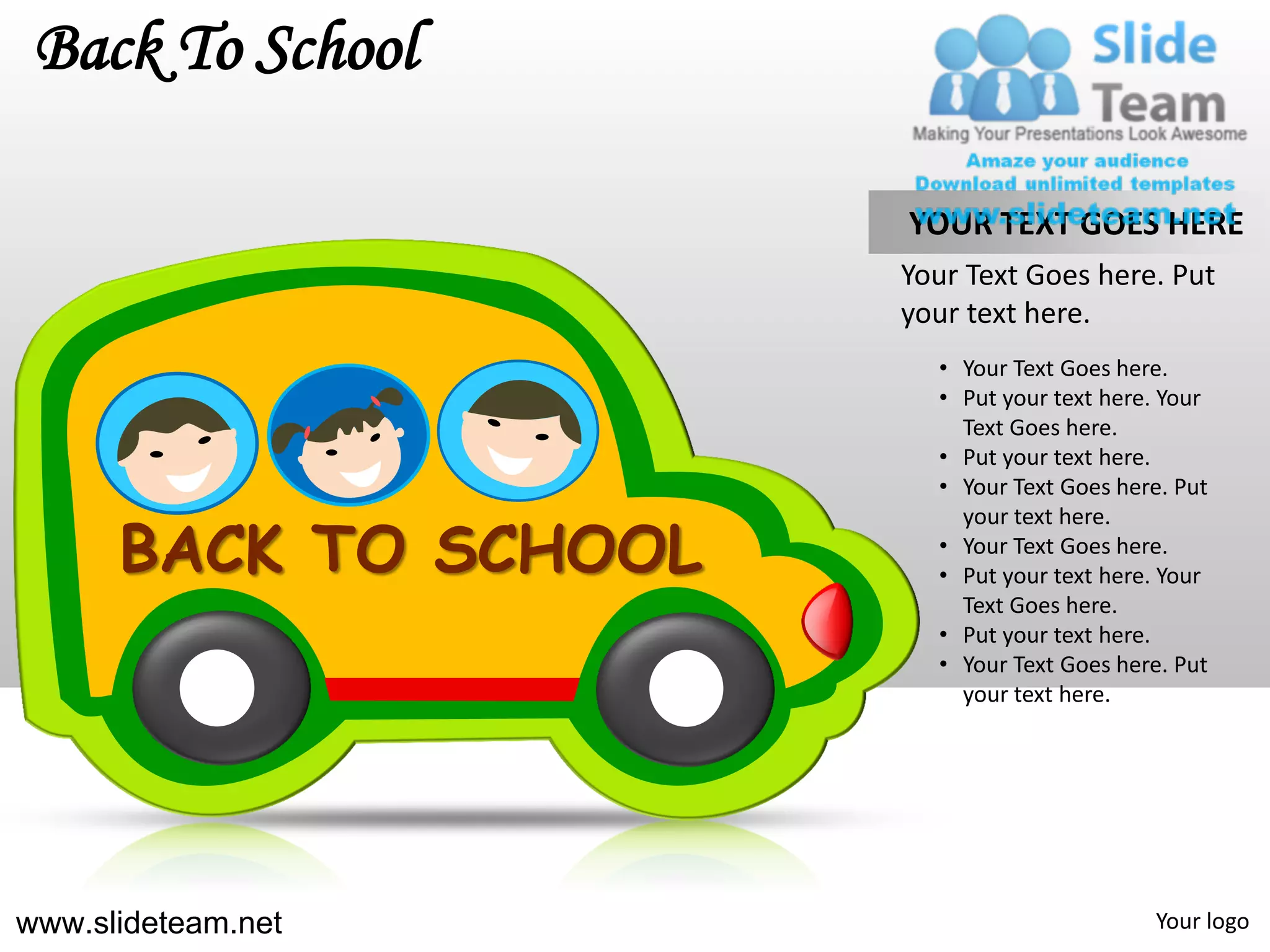 Back to school education powerpoint presentation slides. | PDF