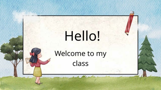 Back To School Education Presentation In Cute Watercolor Style.pptx