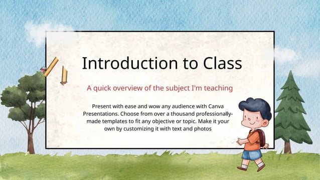 Back To School Education Presentation In Cute Watercolor Style.pptx
