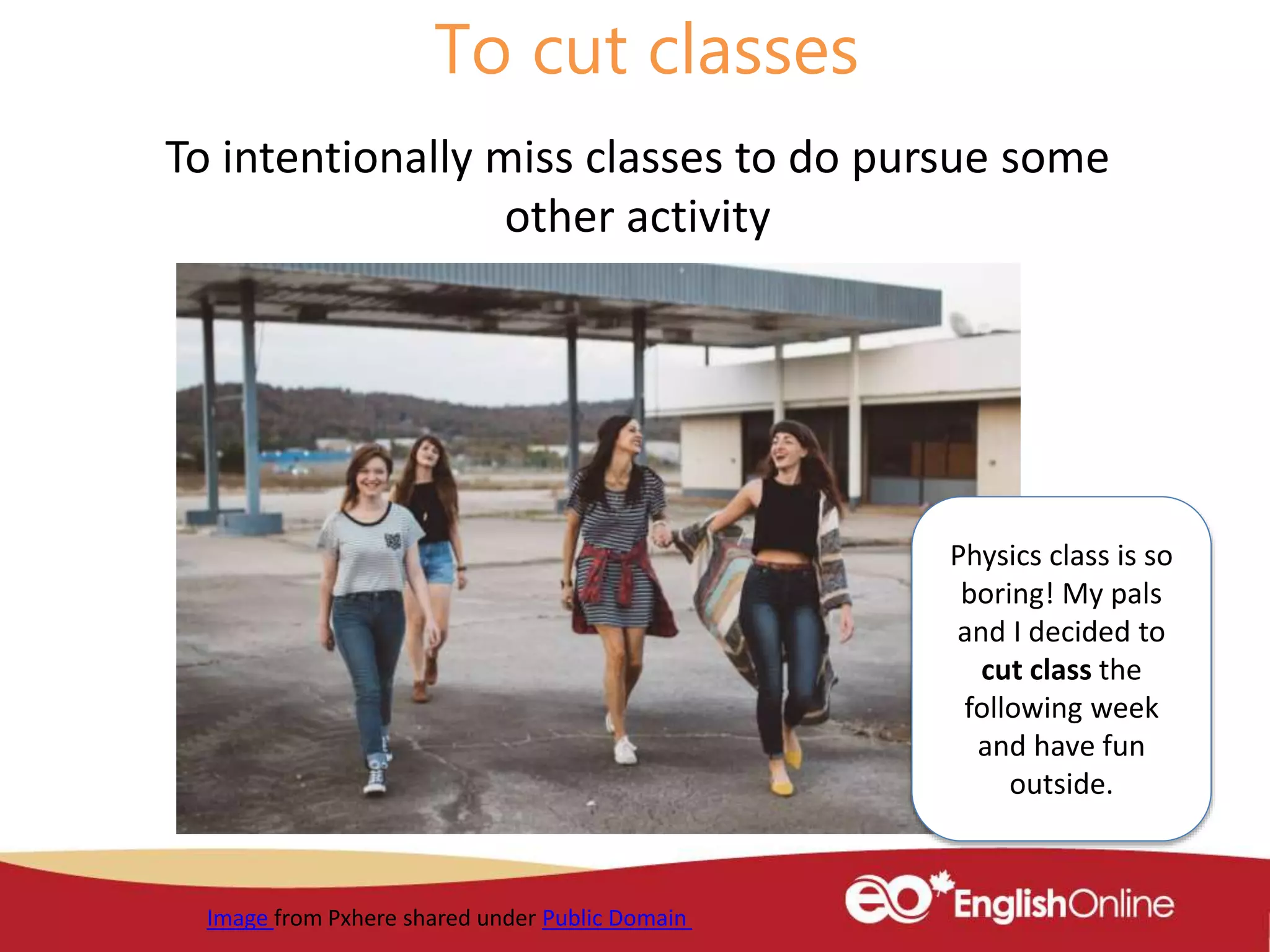 Back to school idioms1 | PPTX | Books and Literature